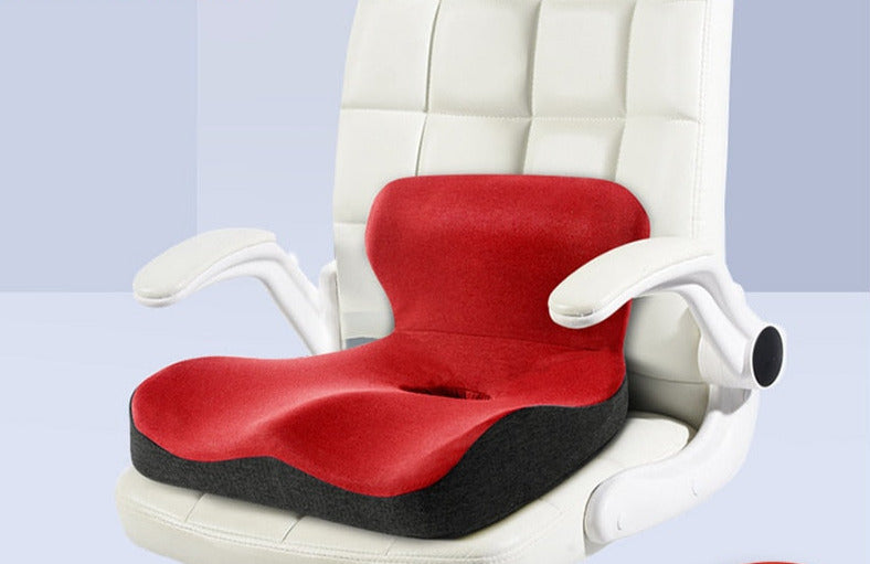 L Shape Memory Foam Seat Back Cushion Orthopedic Coccyx Spine Mat ...